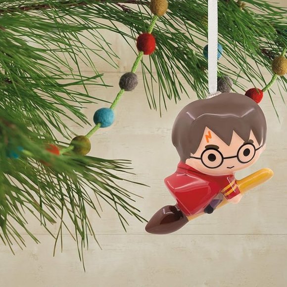 Hallmark | Holiday | Hallmark Harry Potter On Broomstick Decoupage ...